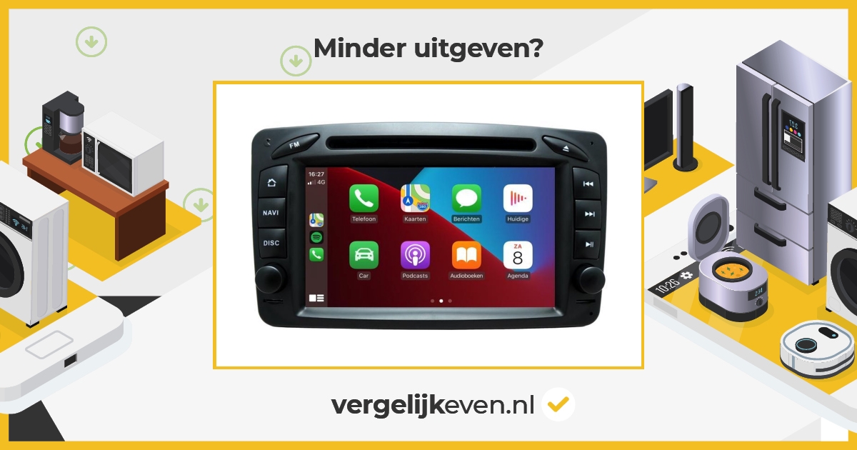 Mercedes A C CLK Klasse Autoradio | Carplay | Navigatie | Davilon ...