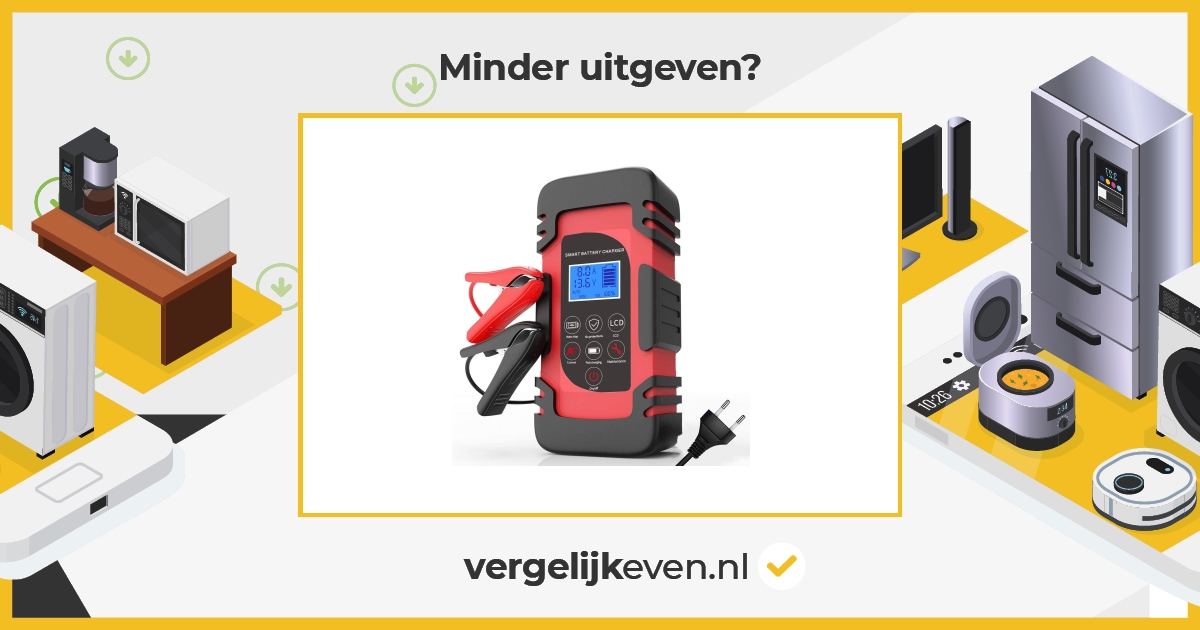 Strex Acculader - 12/24V 4/6/8A - Reparatiemodus - Druppellader - Accu ...