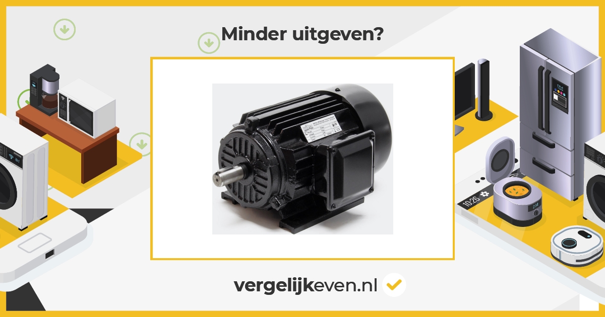 Professionele 3-fasen. Koperen elektromotor 2-polig 400V 2,2kW 3 PK; Electromotor, Electro motor ...