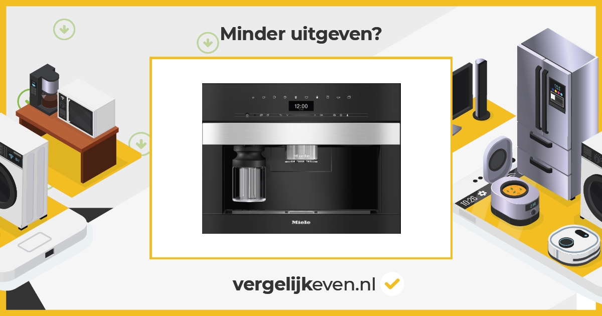 Miele CVA 7445 Roestvrij staal met CleanSteel Inbouw Koffiemachine met ...
